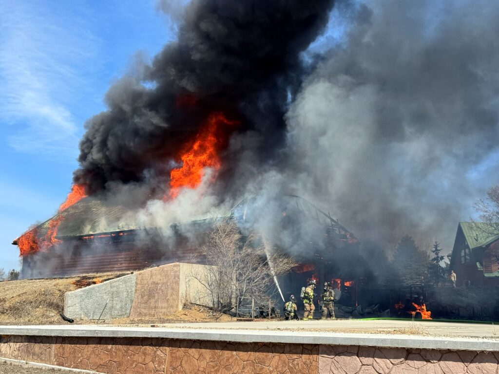Crews spend afternoon battling shed fire | Watertown Current