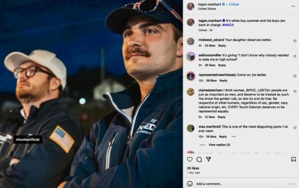 Logan Manhart dismissive of calls for apology after ‘white boy summer ...