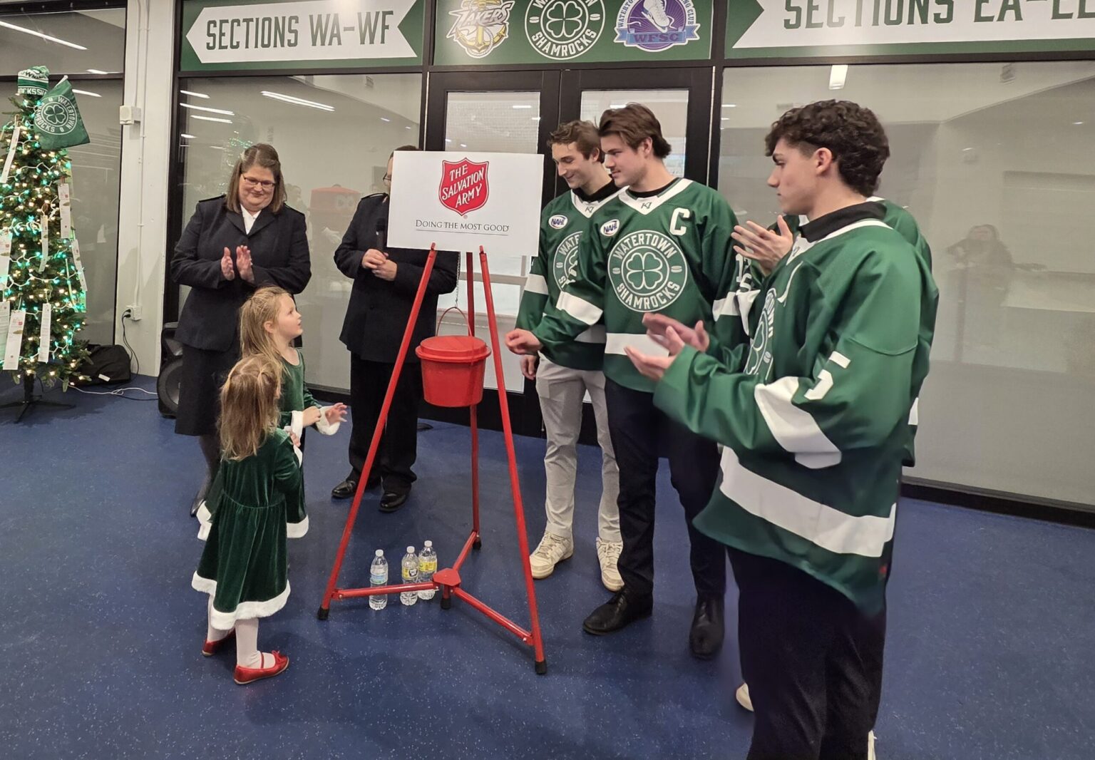 Salvation Army, Shamrocks team up for Kettle Kick-Off | Watertown Current
