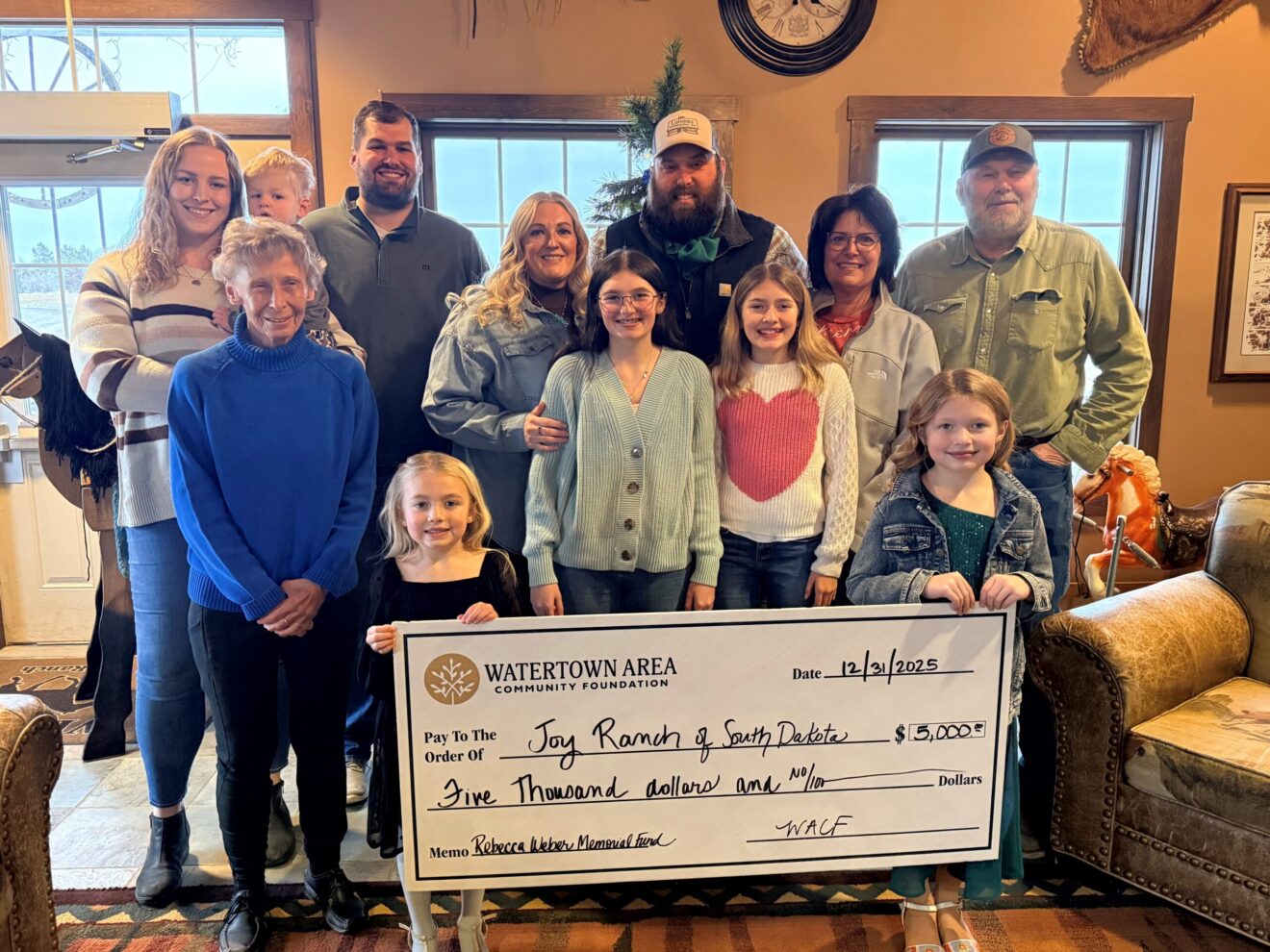 Joy Ranch receives grant from Rebecca Weber Memorial Fund | Watertown ...