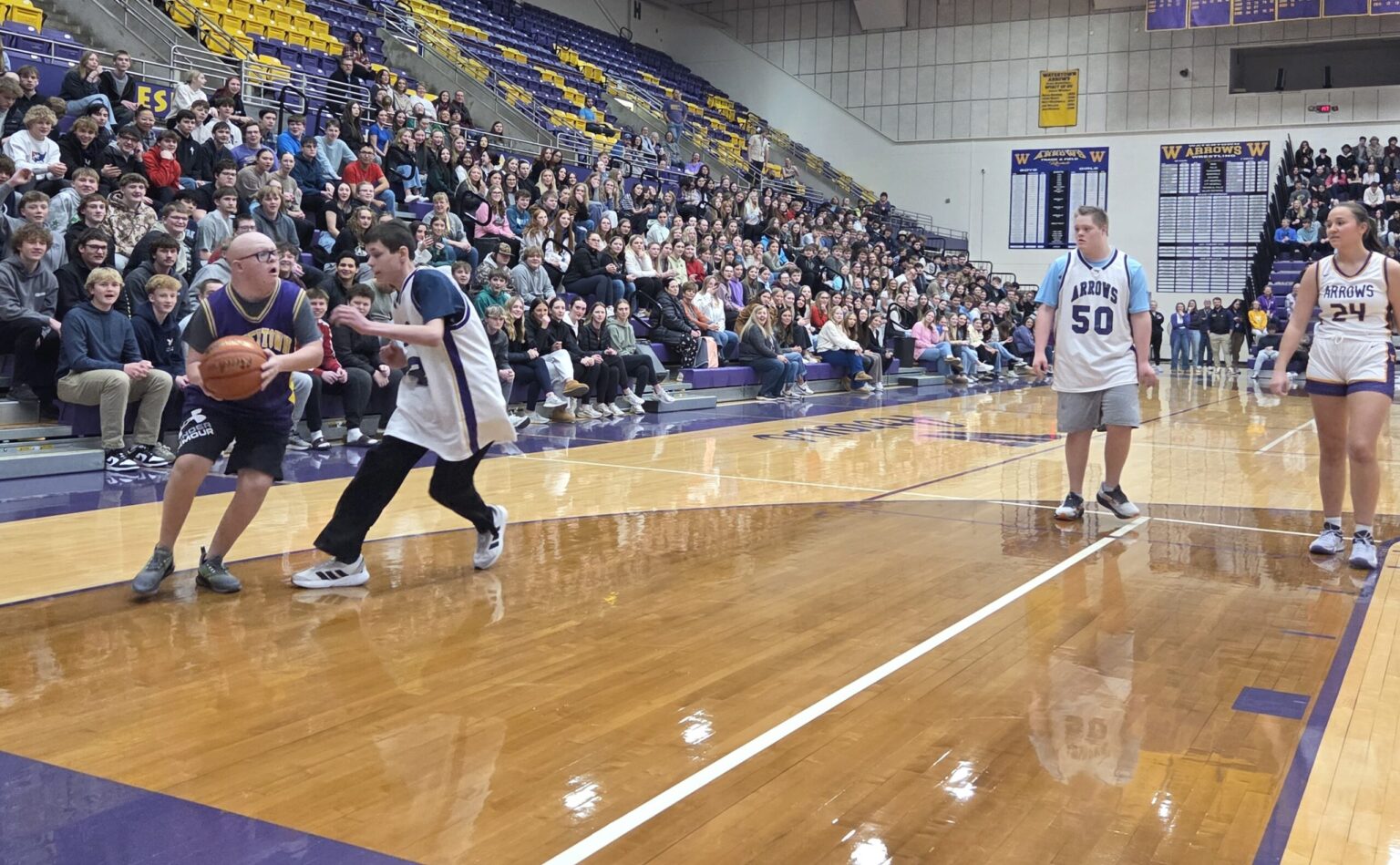 Arrows hold unified basketball game | Watertown Current