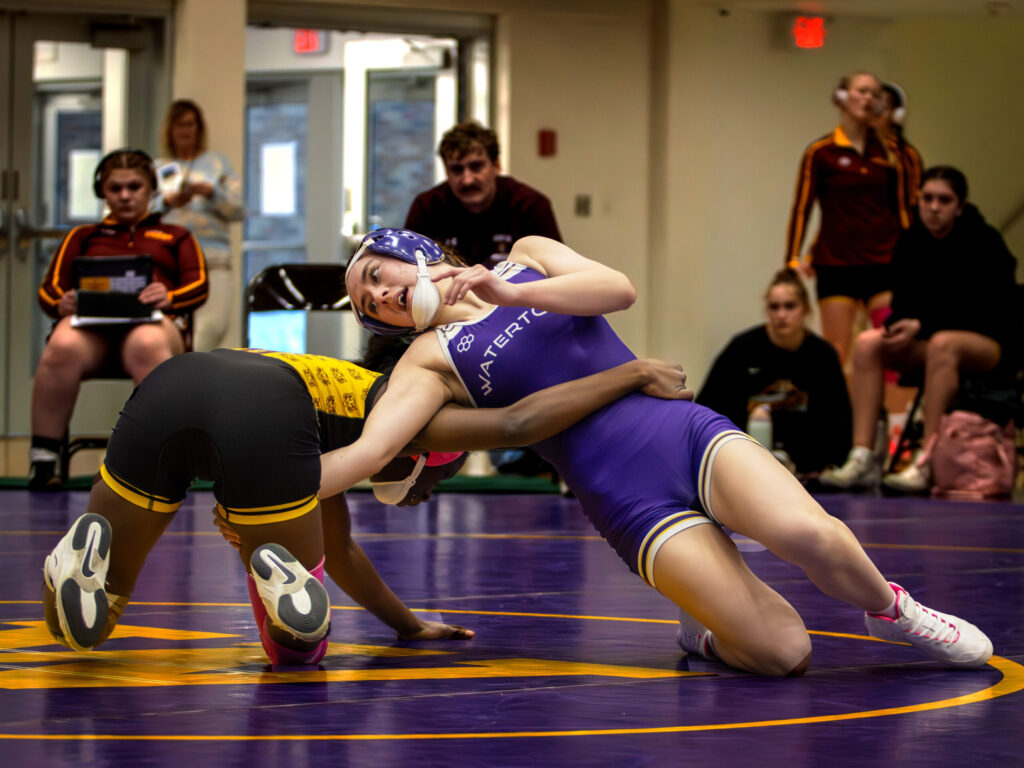 Arrow wrestlers split matches on Senior Night | Watertown Current