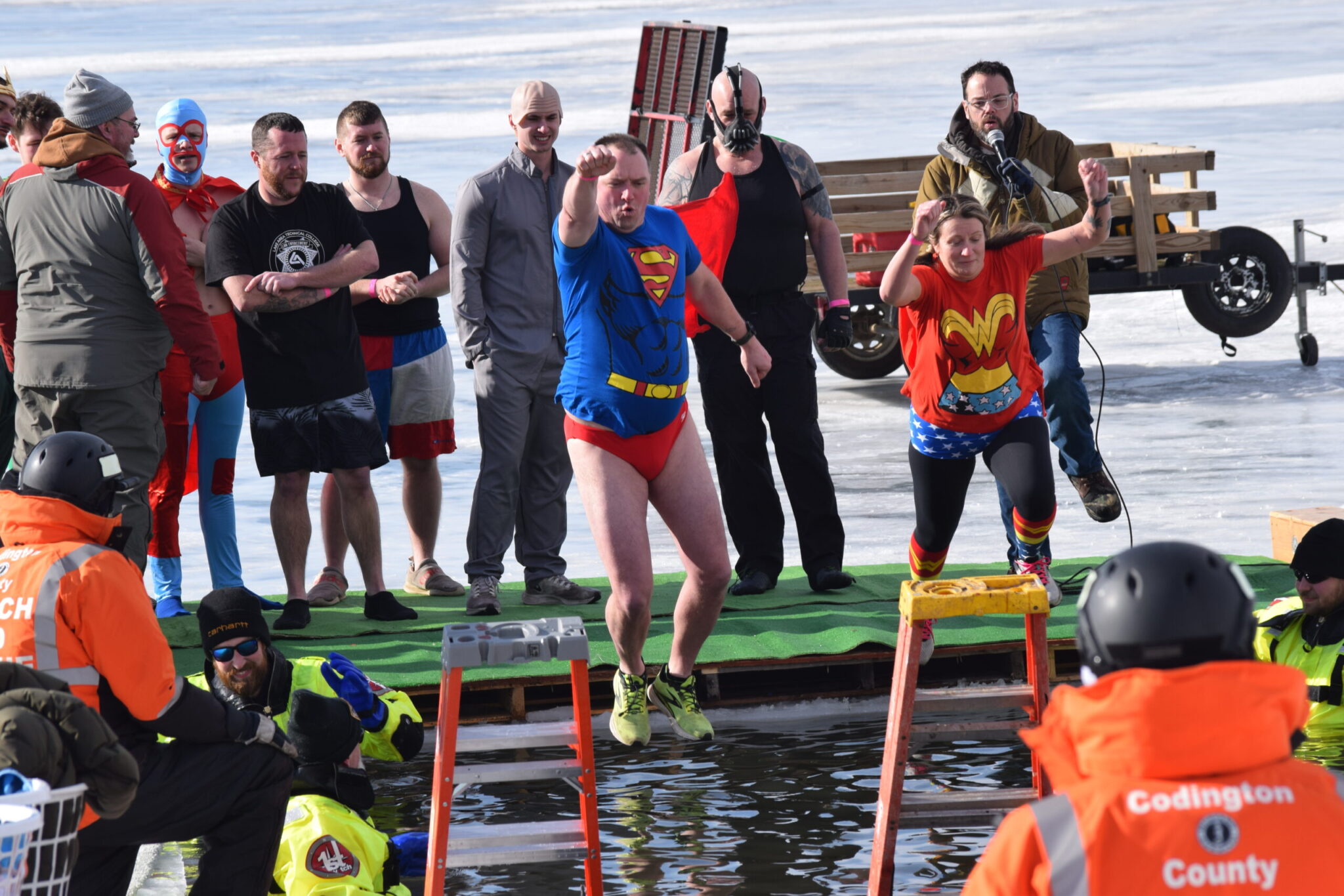 Polar Plunge features superheroes, big crowd | Watertown Current