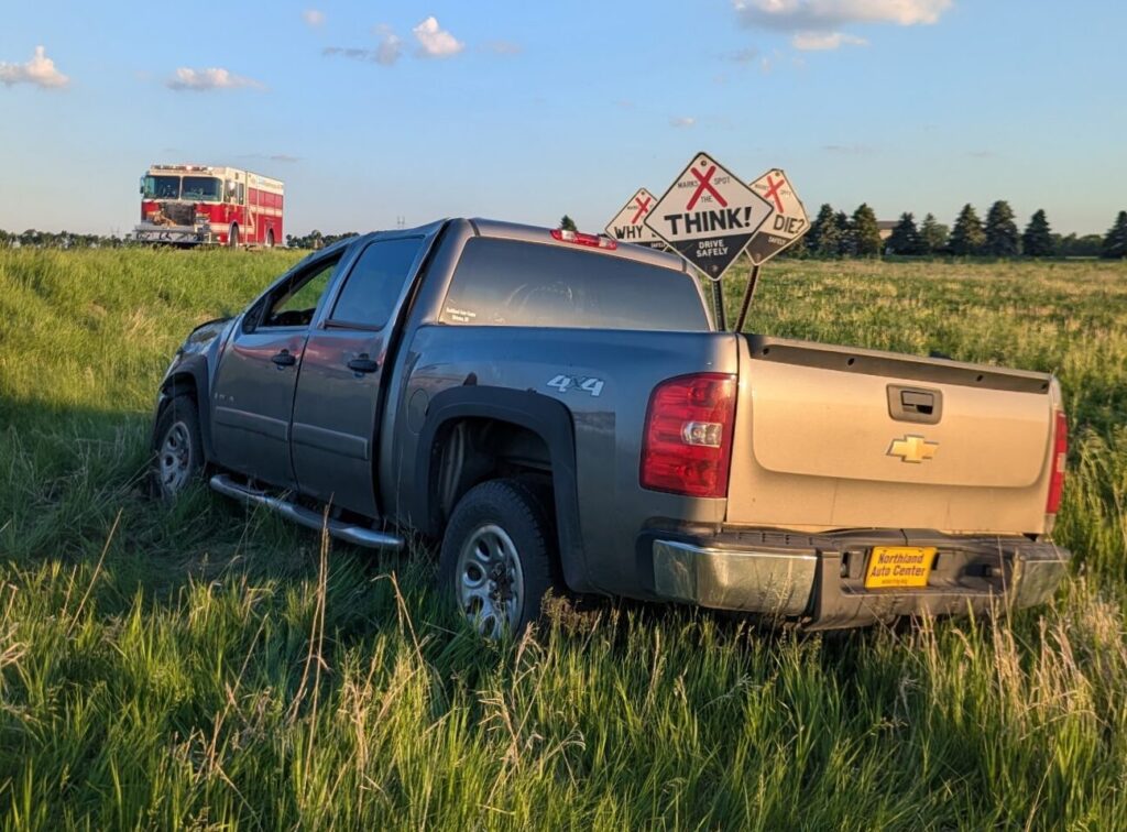 WFR responds to pickup rollover crash | Watertown Current